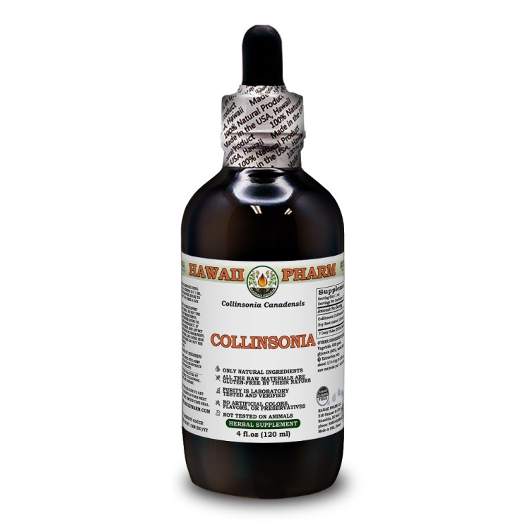 Collinsonia Stone Root Alcohol-FREE Liquid Extract, Collinsonia ...